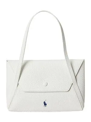 Polo Ralph Lauren Polo Play Mini Leather Envelope Bag - Paper
