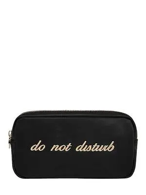 Stoney Clover Lane Embroidered Small Pouch - Noir