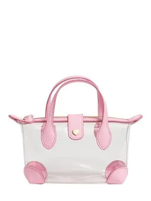 Stoney Clover Lane Clear Pouchette Crossbody Bag - Flamingo