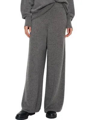 REFORMATION Lyle Cashmere Pants Thunder