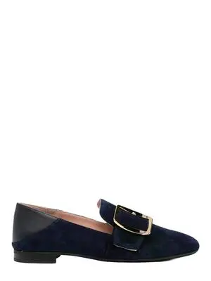 Bally Buckle Strap Loafers - Blue