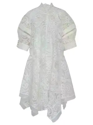 3.1 Phillip Lim Lace High-neck Dress - White