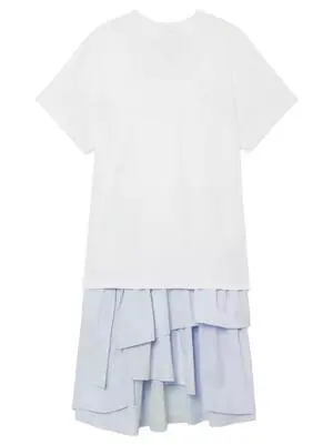 3.1 Phillip Lim Ruffled Overlay Dress - White