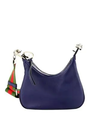 Gucci Attache Small Leather Shoulder Bag - Blue