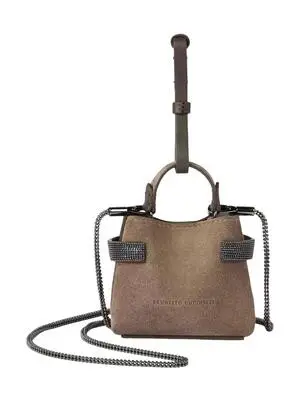 Brunello Cucinelli Essence Mini Bag Brown