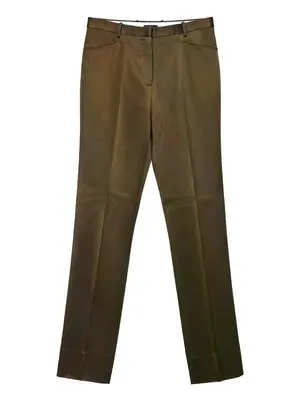TOM FORD Press-crease Trousers - Green