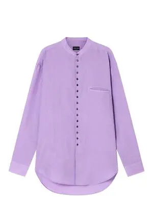 Giorgio Armani Linen Shirt - Purple