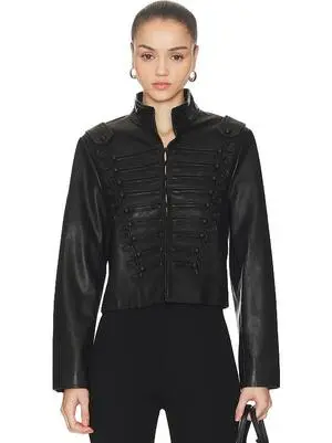 ALLSAINTS Rummy Leather Jacket - Black