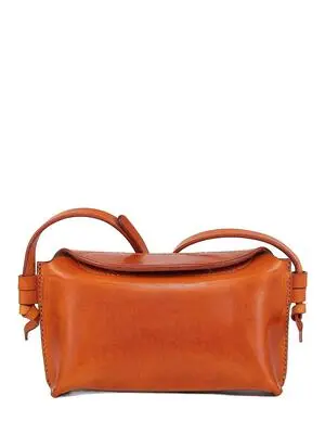OLD TREND Genuine Leather Crossbody Bag - Caramel