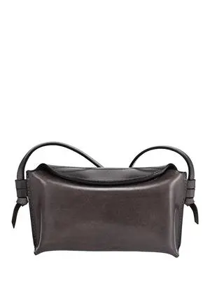 OLD TREND Genuine Leather Crossbody Bag - Grey