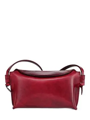 OLD TREND Genuine Leather Crossbody Bag - Maroon