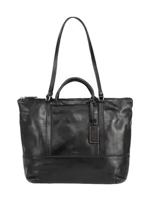 OLD TREND Crocus Genuine Leather Carryall Tote Black