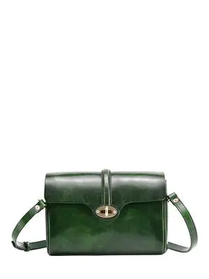 OLD TREND Laurel Leather Crossbody - Green