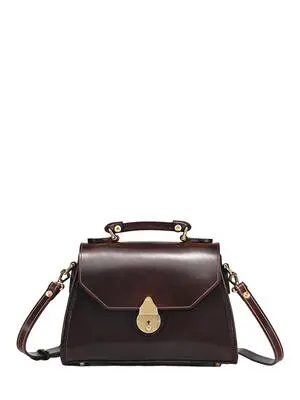 OLD TREND Laurel Leather Satchel Brown