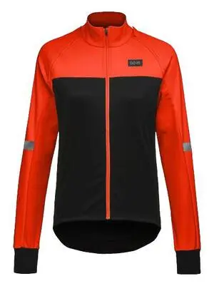 GOREWEAR Phantom Cycling Jacket - Black/fireball