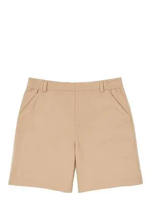 FLORENCE EISEMAN Linen-look Short - Khaki