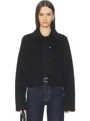 FAVORITE DAUGHTER The Annabel Wool Jacket - Black