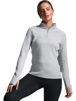2xu Ignition Haptic 1/4 Zip - Harbor Mist/silver Reflective