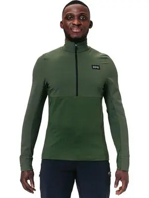 GOREWEAR Trailkpr Hybrid 1/2-zip Jacket - Utility Green