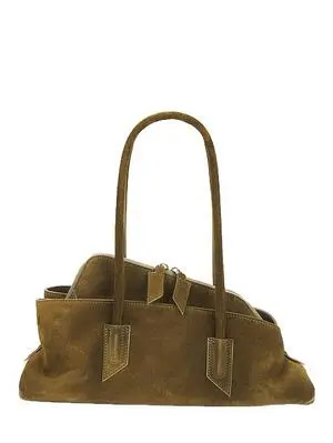 Attico La Passeggiata Small Top Handle Bag Khaki