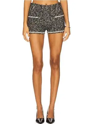 IRO PARIS Seraphine Short - Black & Ecru