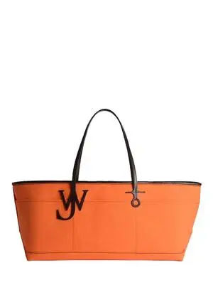 JW Anderson Anchor Canvas East/West Tote Orange/brown