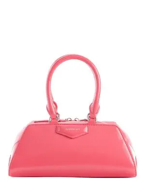 Givenchy Mini Antigona Leather Satchel - Bright Peach