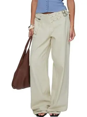 PRINCESS POLLY Paltrow Cotton Cargo Pants