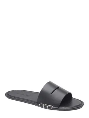 JW Anderson Loafer Slide Sandal - 999 Black