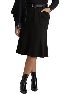 Universal Standard Carla Ponte Flared Skirt - Black
