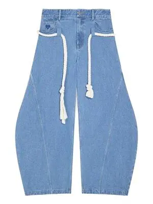 AELFRIC EDEN Baggy Barrel Jeans - Light Blue