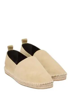 Balmain Suede Espadrilles - Beige