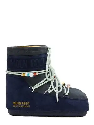 MOON BOOT® X Guest In Residence Icon Low Boots - Midnight/grey