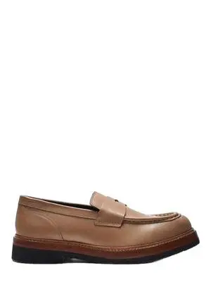 A. VEER Rhodes Penny Loafer - Sand Leather