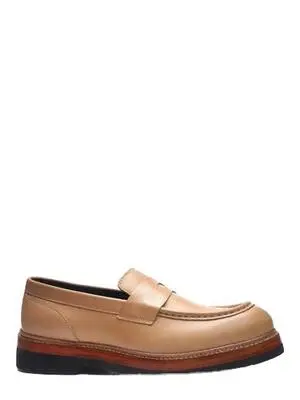 A. VEER Rhodes Penny Loafer Sand Leather