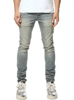 PURPLE BRAND Electric Skinny Jeans - Grey Indigo
