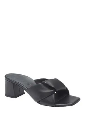 Paul Green Delight Slide Sandal - Black Sportnappa