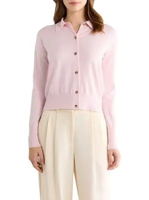 Max Mara Wool-blend Cardigan - Pink