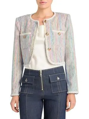 CINQ À SEPT Audun Prism Tweed Jacket