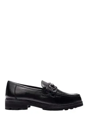 A. VEER Baron Bit Loafer - Black Leather