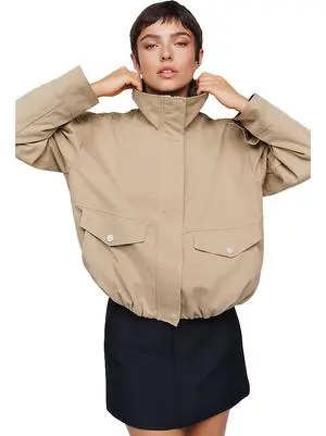 PILCRO Pilcro Duncan Bubble Utility Jacket Neutral