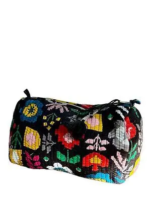 BE DEVA Tawi Cosmetic Bag - Black Daisy