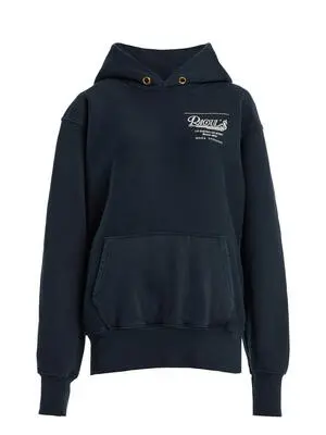 LES TIEN X Raoul's Cotton Fleece Hoodie - Black
