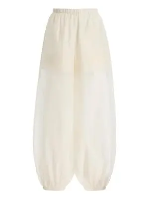 BY MALENE BIRGER Lumas Mid-rise Balloon Pants - White