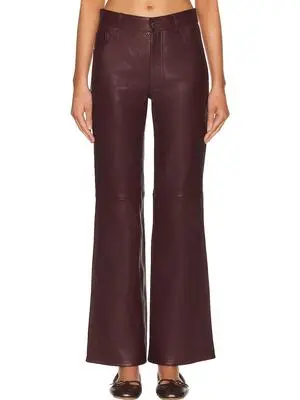 Chloé Leather Pant - Full Violine