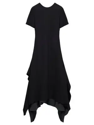 LOEWE Leather-Trim Maxi Dress