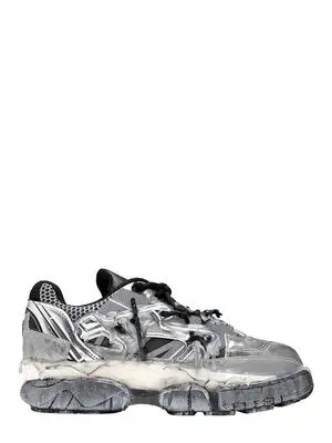MAISON MARGIELA Fusion Low-top Sneakers - Silver/black