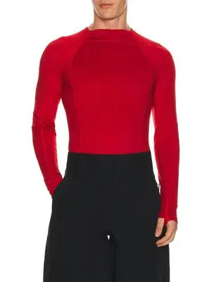 Nike X Jacquemus Long Sleeve Shirt - Gym Red