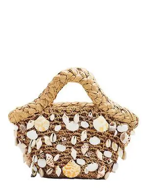 SIMONMILLER Shelly Raffia Tote Bag - Natural
