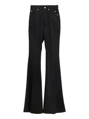 Rick Owens Temple Flared Trousers - Black